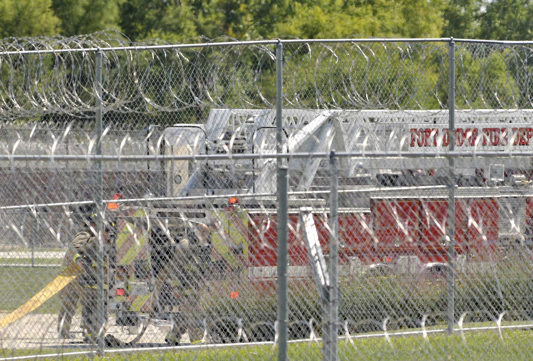 Prison roof goes up in flames | News, Sports, Jobs - Messenger News